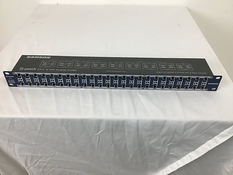 Used Samson S PATCH PLUS 48 PATCHBAY | Reverb