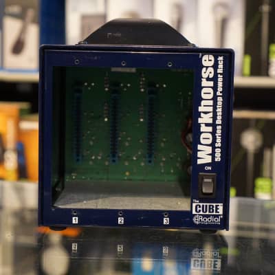 Radial Workhorse Cube 3-slot 500 Series Desktop Chassis | Reverb