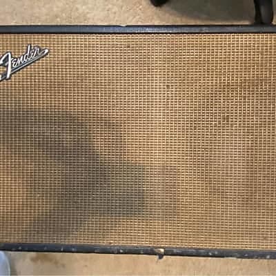 Fender 2x12 Cabinet -Oxford Speakers 1965 - Black Tolex | Reverb