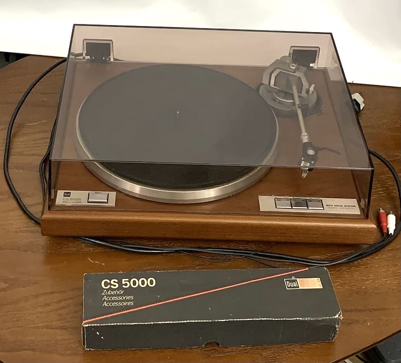 Dual CS 5000 Turntable with Orthofon Cartridge, Original | Reverb