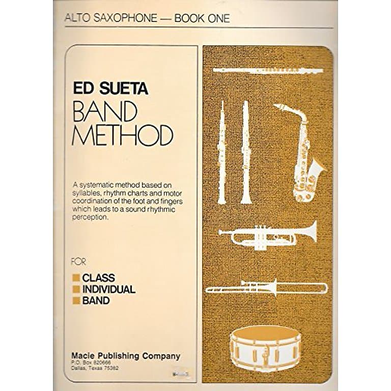 Ed Sueta Band Method, Alto Saxophone Book One | Reverb