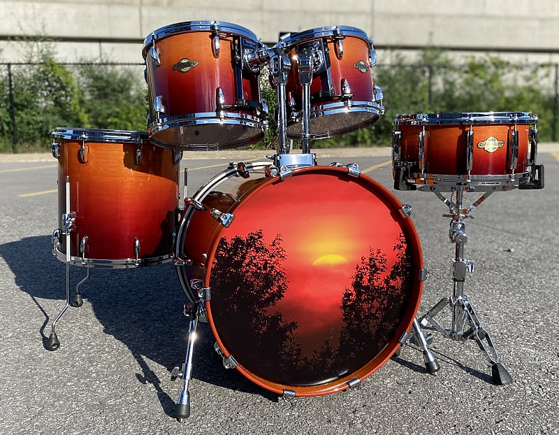 Pearl Masters Maple Drum Set MCX 22 16 13 12 + 14x6.5 Snare | Reverb