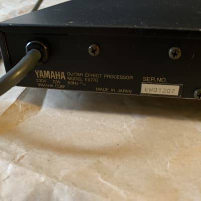 Yamaha FX-770 Guitar Effect Processor 90s with two FC7 | Reverb