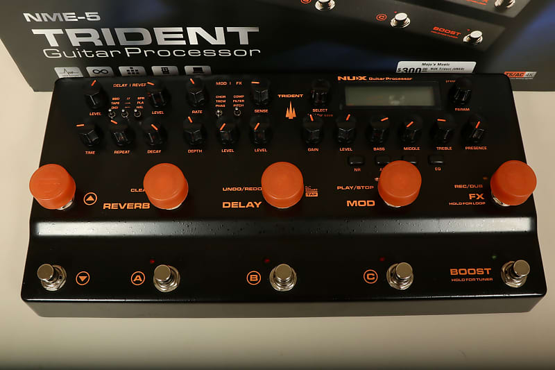 Used NUX Trident Guitar Effects Processor - Versatile Sound | Reverb