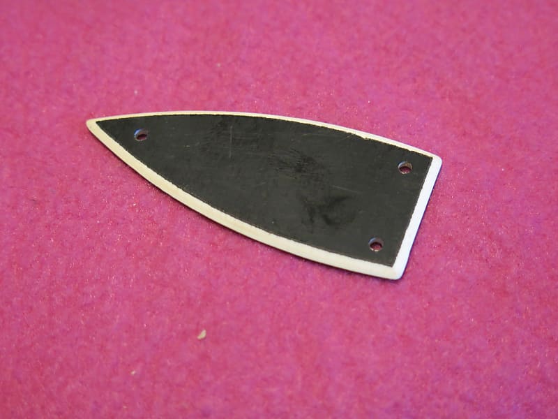 60's 70's USA gretsch vintage triangle 2 ply truss rod cover | Reverb