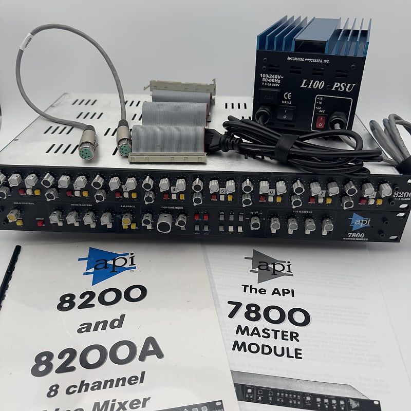 API 8200 summing mixer & 7800 master module | Reverb