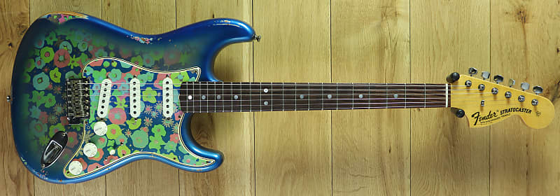 Fender Custom Shop Namm Ltd 69 Blue Flower Strat Relic | Reverb