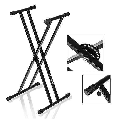 H&A Double-X Keyboard Stand with Easy Lock | Reverb