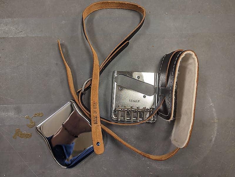 Fender AVRI Telecaster Strap, Bridge and Bridge Cover Vintage | Reverb
