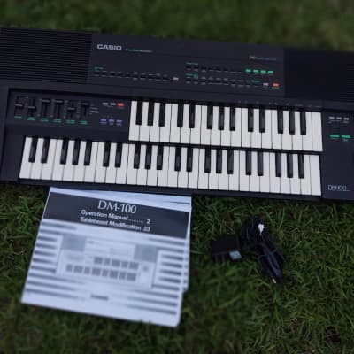 1980's Casio DM-100 Dual Keyboard Synth - Very Rare and Cool! | Reverb