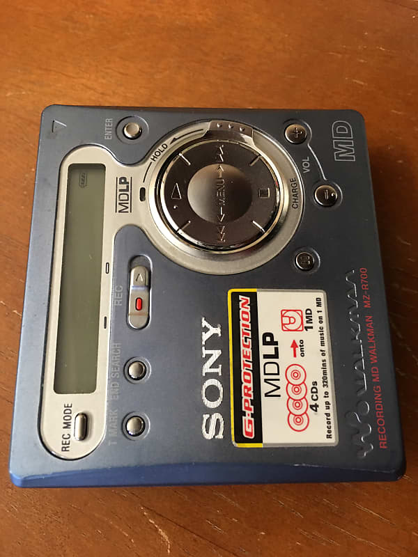 Sony Mz-r700 2000’s Minidisc recorder player with new discs | Reverb