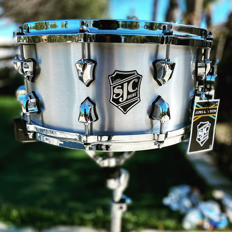 SJC Alpha Series Aluminum 6.5" x 14" Snare Drum | Reverb