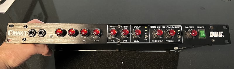 BBE BMAX-T Tube Bass Preamp 2016 Black | Reverb
