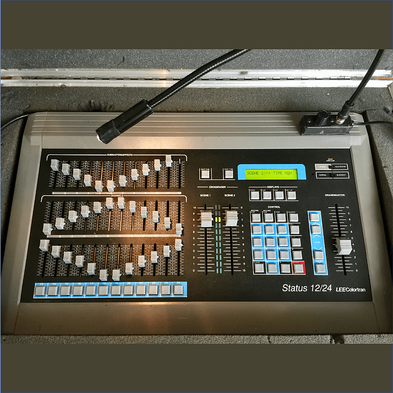 Colortran Status 12/24 Scene Controller in Rugged Road Case | Reverb