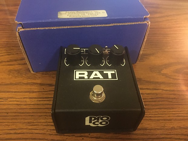 ProCo vintage 80s LM308 rat w/ keeley mod | Reverb