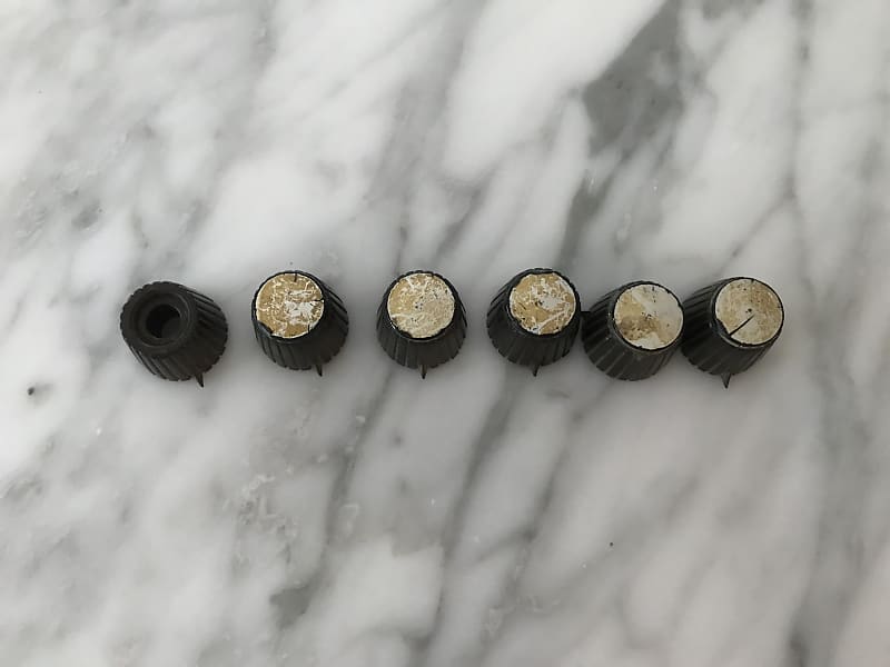 Marshall Superlead 1975 1976 vintage pointer head knobs set | Reverb