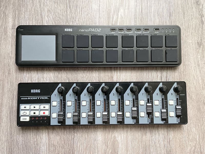Korg Midi Controller Set! NanoKONTROL and NanoPAD 2!!! | Reverb
