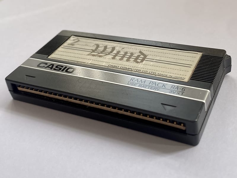 Casio RA-6 Ram Pack Cartridge for CZ-101 / CZ1 | Reverb