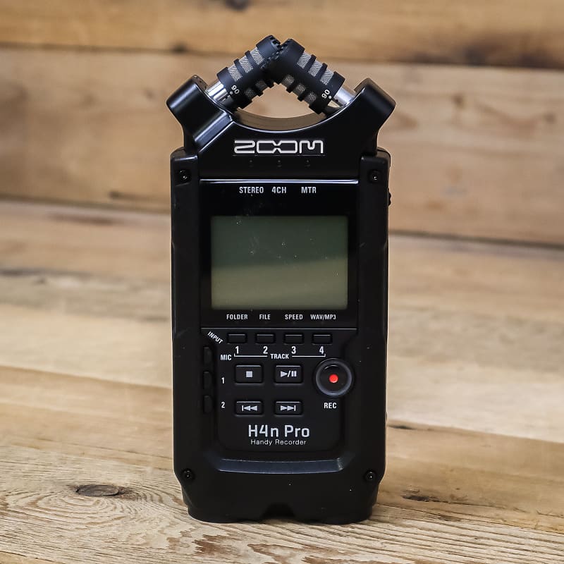 Zoom H4N Pro All Bllack Digital Handheld Recorder Multitrack | Reverb