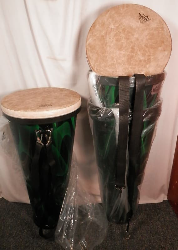 Remo DP-VSTK-BB 3 Versa Timbaus, 3 Stack Set Green *Open Box | Reverb