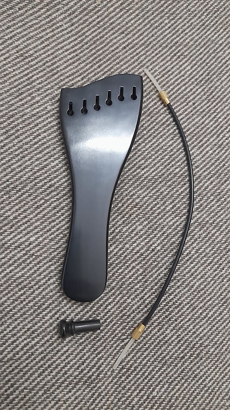 Archtop Guitar Tailpiece in Ebonywood Right Handed +Fastner & | Reverb