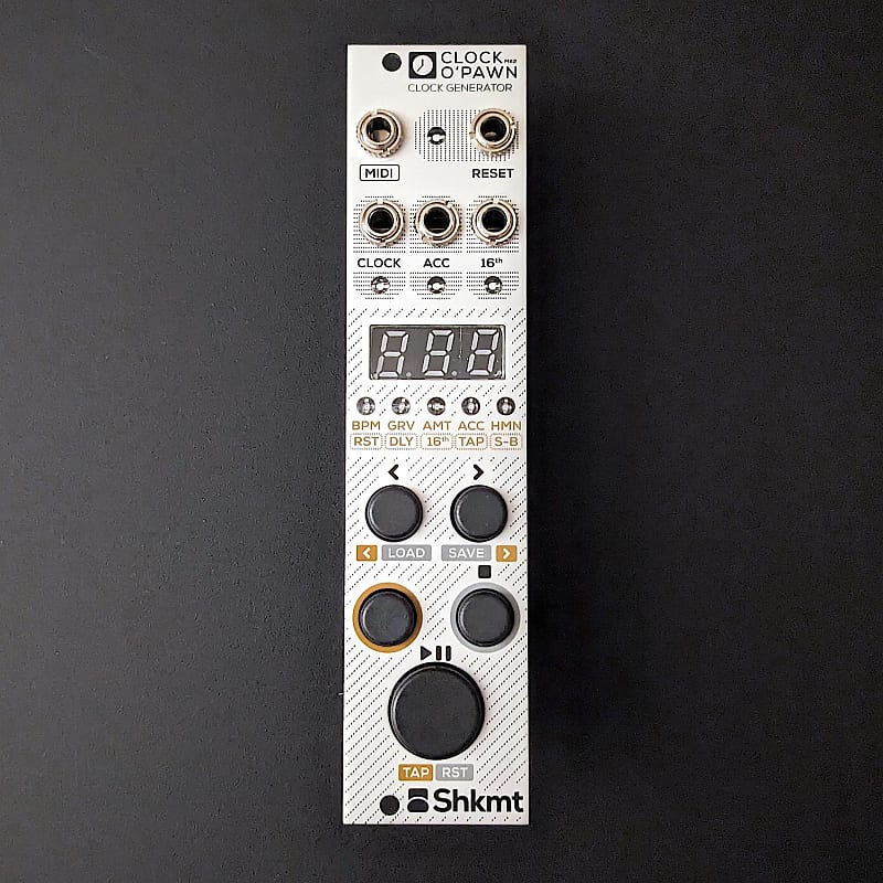 Shakmat Modular Clock O'Pawn mk2 -- Eurorack BPM Clock | Reverb