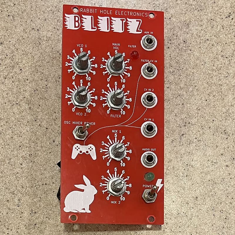 Rabbit Hole Electronics Blitz Module 2021 - Red | Reverb