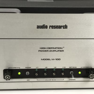 Audio Research M-100 High Definition Power Amplifiers (Pair) | Reverb