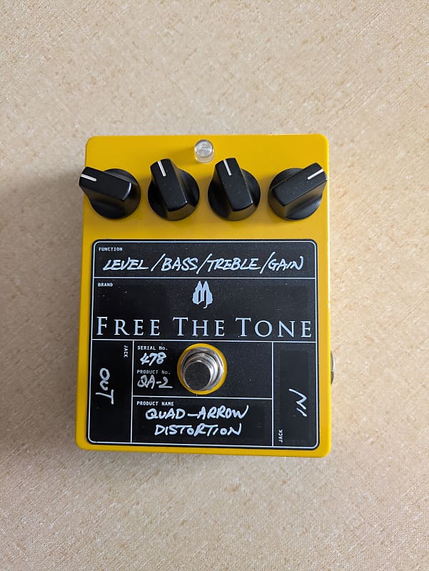 Free The Tone Quad arrow 2020 - yellow | Reverb