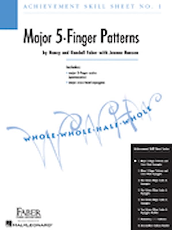 Achievement Skill Sheet No. 1: Major 5-Finger Patterns | Reverb