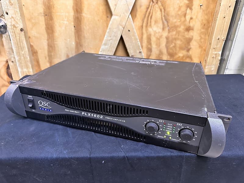 QSC PLX1602 Two Channel 1600 Watt Power Amplifier - Tested & | Reverb