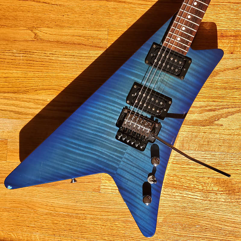 Epiphone Poly Mod Moderne E Series || Flamed Maple Blue Floyd | Reverb