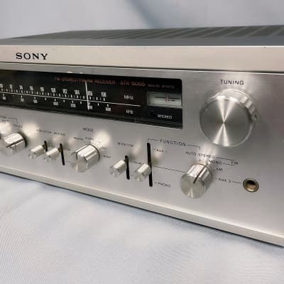 Sony STR-6055 AM/FM Stereo Receiver 1971-74 Silver | Reverb