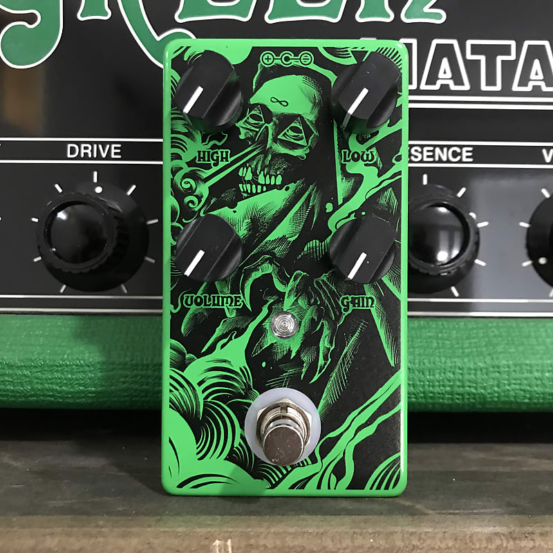 dunn effects Green Priest Preamp Overdrive 2022 Green | Reverb
