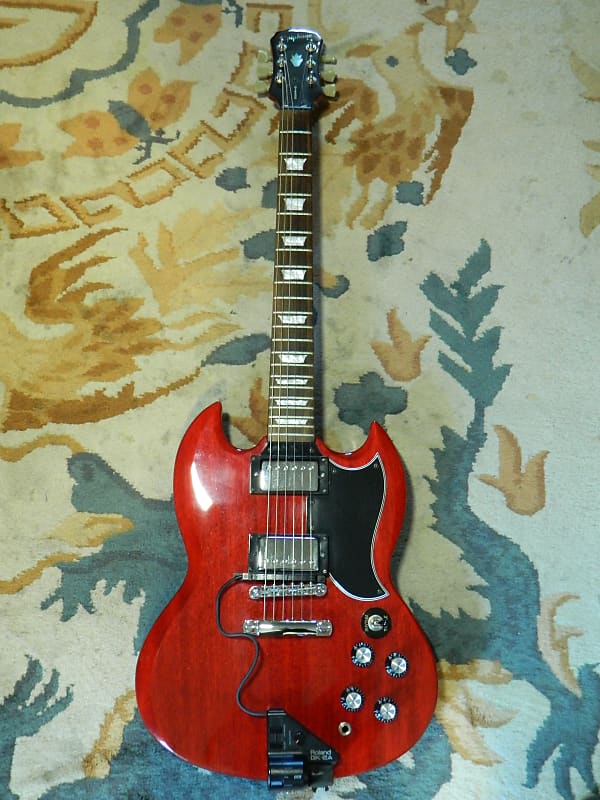 2001 Epiphone SG, Roland GK-2A Pickup, Les Fradkin guitar | Reverb