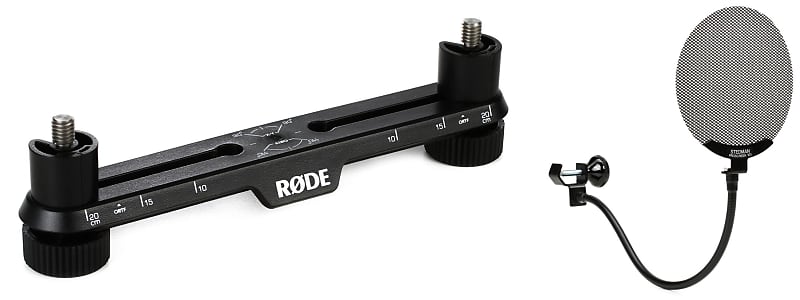 Rode Stereo Bar Microphone Mount Bundle with Stedman | Reverb