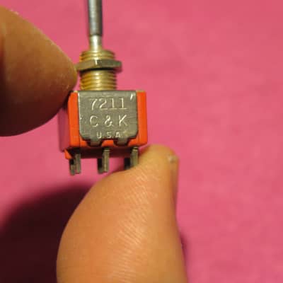 C&K 7211 MADE IN USA mini 3-position switch for luthier | Reverb