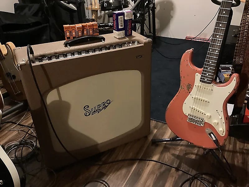 Supro Tremolectric 50 3X10 combo 2000s - Brown | Reverb