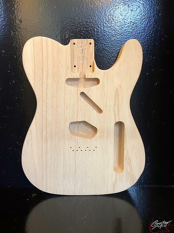 Guitar Mill T-Style Body / 2 pc. Ultra Light Swamp Ash | Reverb