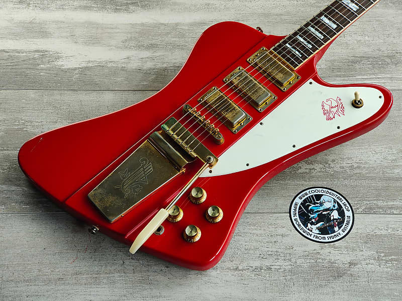 2002 Epiphone Korea '63 Firebird VII Reissue (Cardinal Red) | Reverb