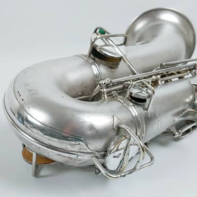 Vintage C.G. Conn Chu Berry Silver Plated Tenor Saxophone | Reverb