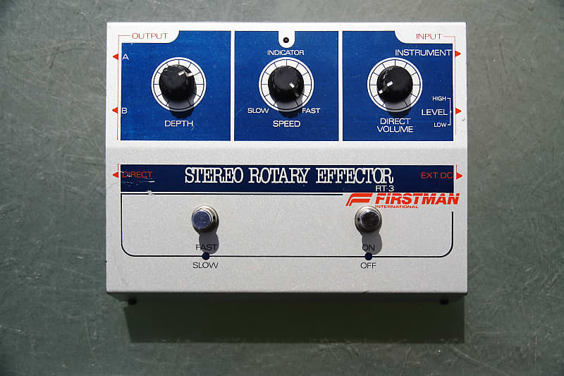 ULTRA RARE Firstman Stereo Rotary Effector 1970s - Silver | Reverb
