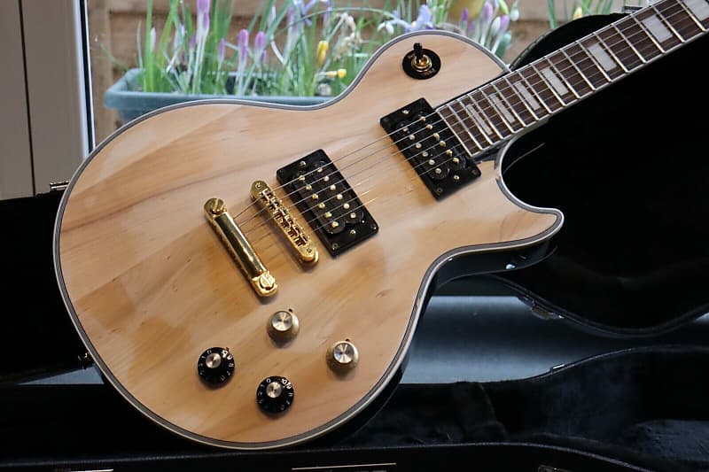 Burny Les Paul Custom Mick Ronson tribute Iron gear pups and | Reverb