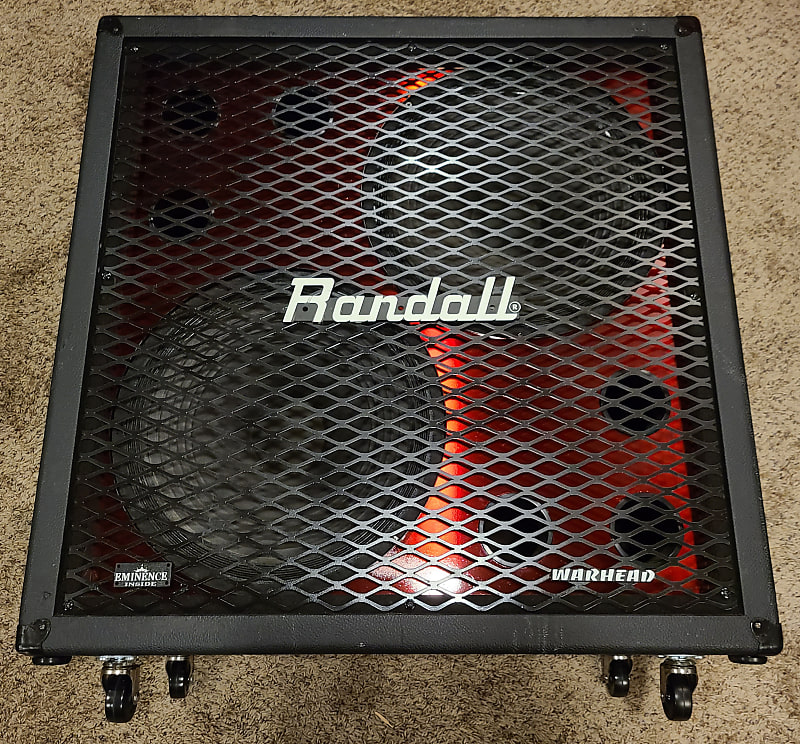 Randall Warhead 2x15 Guitar Cabinet Late 1990s - Black | Reverb