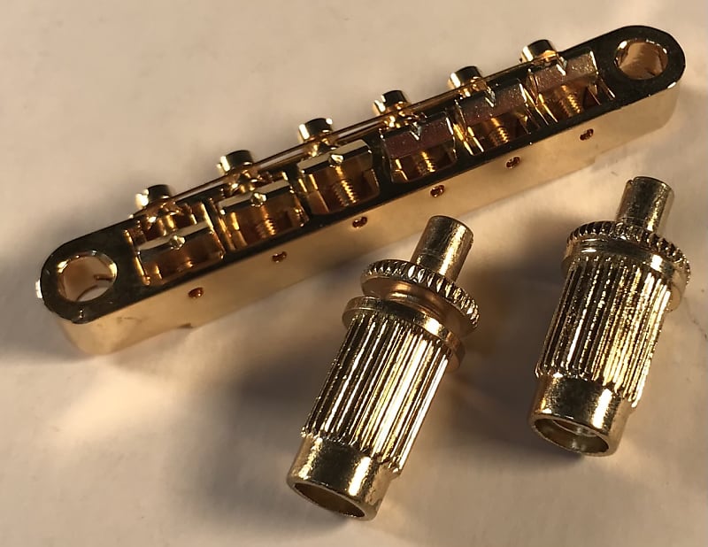 Epiphone- LockTone Tune-O-Matic bridge, gold | Reverb