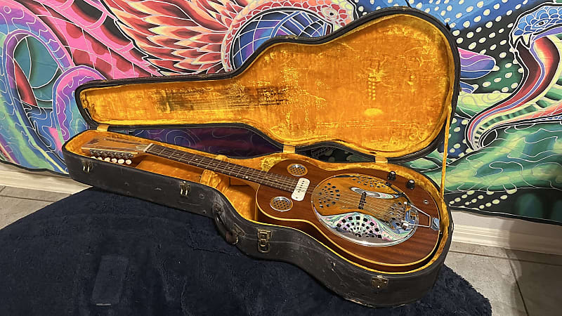 12 string Electric DOBRO Resonator Guitar - Mosely/Mosrite | Reverb