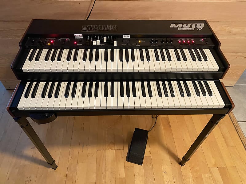 Crumar Mojo 61 Dual Manual Organ Stage Rig | Reverb