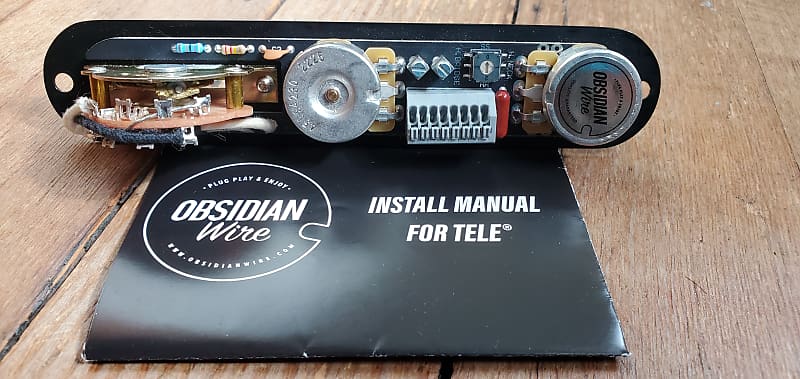 ObsidianWire Custom Loaded Universal Solderless Tele Control | Reverb