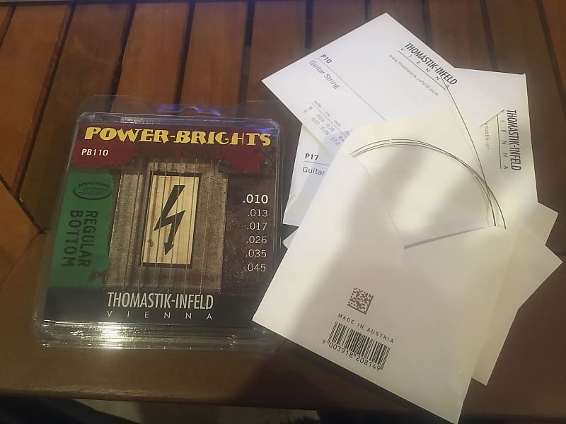 Thomastik-Infeld PB110 Power Brights Regular Bottom Magnecore | Reverb