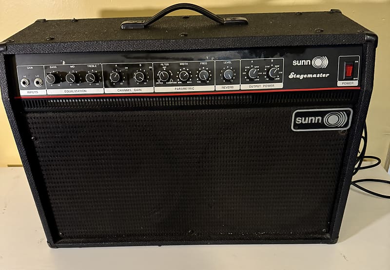 Sunn Stagemaster 2x12 Combo 1980's - Black | Reverb